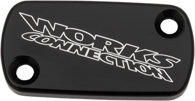 Works Connection Brake Cover Billet Black 21-116 - J J Motorsports