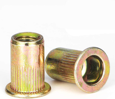 Standard UNC Threaded Inserts Flat Head Splined Body - J J Motorsports