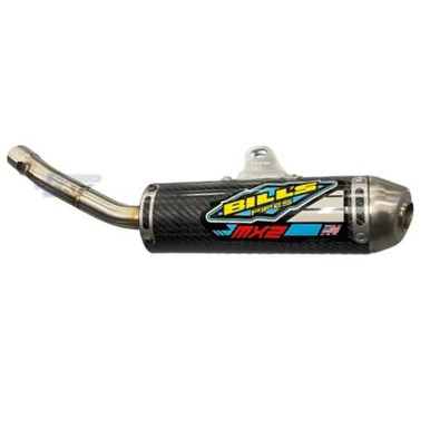 Bills Pipes RM 125 03-07 Carbon MX2 Silencer SS-15C - J J Motorsports