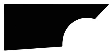 DLM Quarter Panel Dirt Right Side Black - J J Motorsports