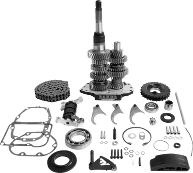 Baker Direct Drive Gear Set 6-Speed Black DD6-411L-03
