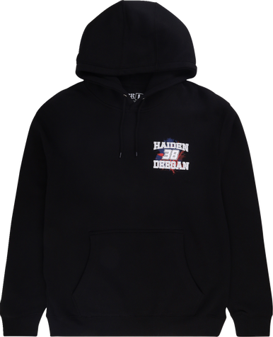 Deegan Apparel 38 Hoodie Black Large DMTFP3004BLKL