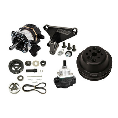 IMCA Modified 604 Crate TandemX Kit V-Belt Water Pulley Setup