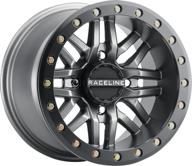 Raceline Wheels Wheel Ryno Beadlock Front/Rear Gun Metal Gray/With ...
