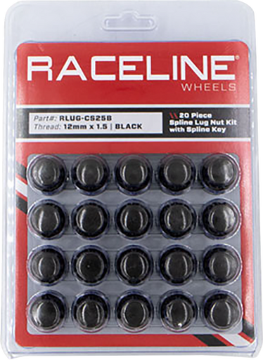 Raceline Wheels Lug Nuts Spline Socket 12 Mm X 1.5 With Spline Key ...