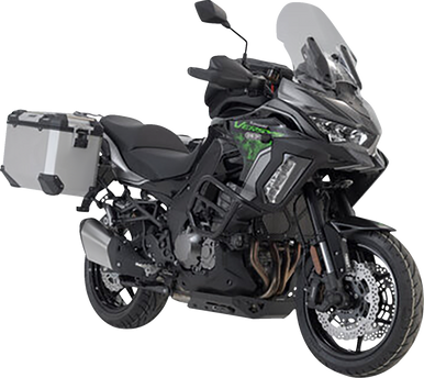 SW-Motech TRAX ADV Aluminum Case System Silver Kawasaki Versys 1000 '18 ...