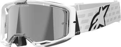 Alpinestars Goggles Vision 8 Goggle Corp White Silver Mirror 5101625 ...