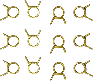 Helix Hose Clamps Self-Tensioning Double Wire 3/8" 15 Pack 111-1380 - J ...