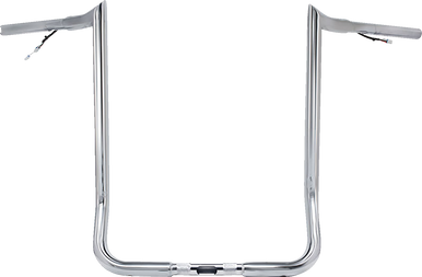 Paul Yaffe Bagger Nation Handlebar Monkey Bar Pre-Wired 16" Chrome PYO ...