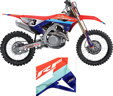 Factory Effex Graphic Kit Chrome Series Honda CRF 250R/450R 27-51306 ...