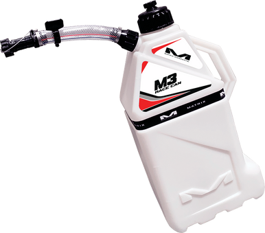 Matrix Concepts M3 Utility Can 4 gal White/Black M3-101 - J J Motorsports