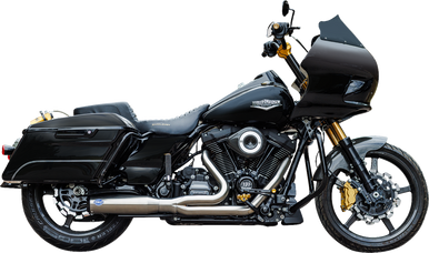 S&S Cycle 2-into-1 Qualifier Exhaust System 50-State Silver 550-1108 ...
