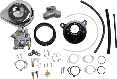 S&S Cycle Super G Carburetor with Stealth Air Cleaner Kit Chrome Twin ...