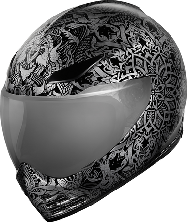 Icon Domain Helmet Gravitas Black Small 0101-14959 - J J Motorsports