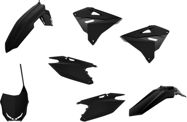 Polisport Body Kit Restyle Black RM 125/250 90865 - J J Motorsports