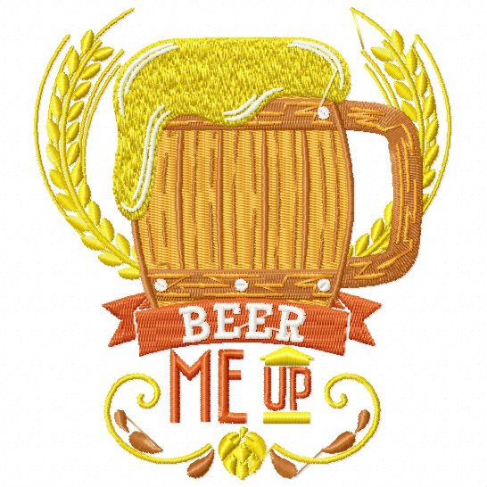 Machine Embroidery Design - Craft Beer Hobby Collection #01