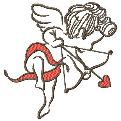 Machine Embroidery Designs - Cupid Collection of 6