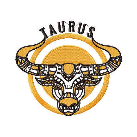 Machine Embroidery Design - Taurus Zodiac Collection #11