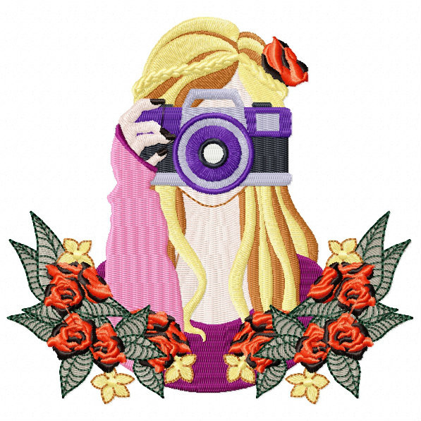 Sewing & Needlecraft Machine embroidery design. Photographer Embroidery ...
