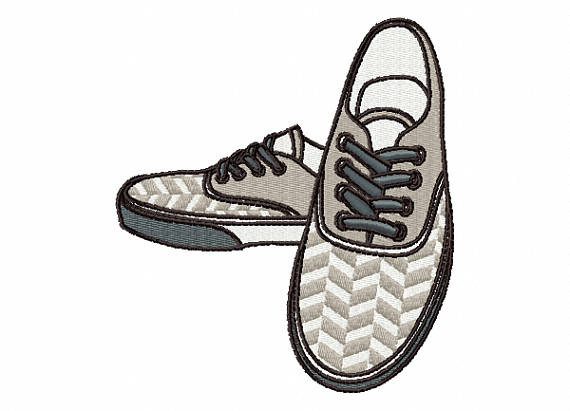 Machine Embroidery Designs - Shoe Collection Bundle #2