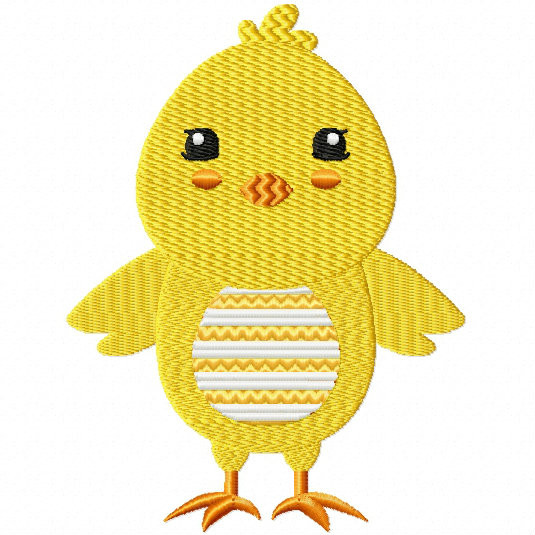 Machine Embroidery Design - Easter Chick Design #04