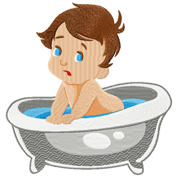 Machine Embroidery Design - Baby's First Design #01