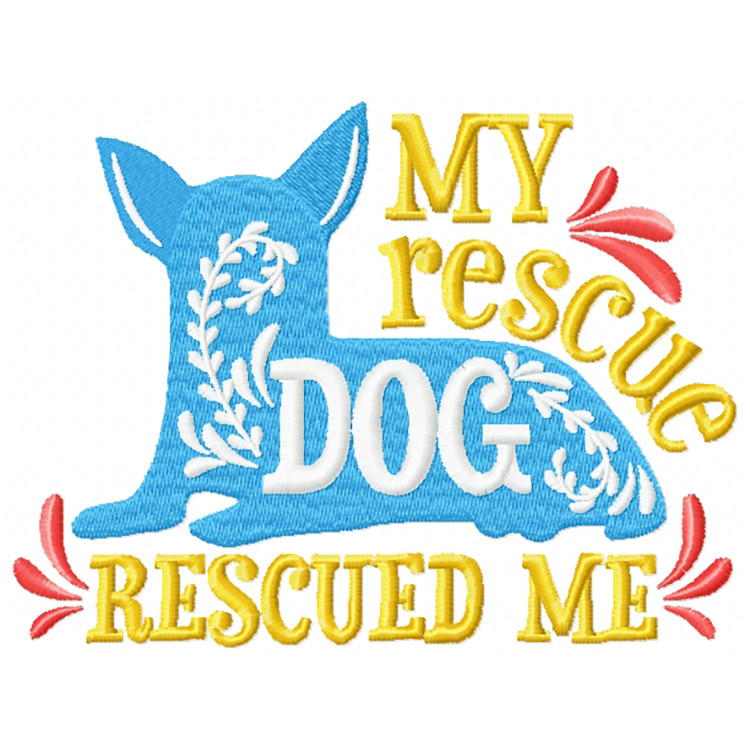 Machine Embroidery Design - Rescue Dogs #05 Collection