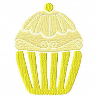 Machine Embroidery Design - Sweet Cupcake Design #04