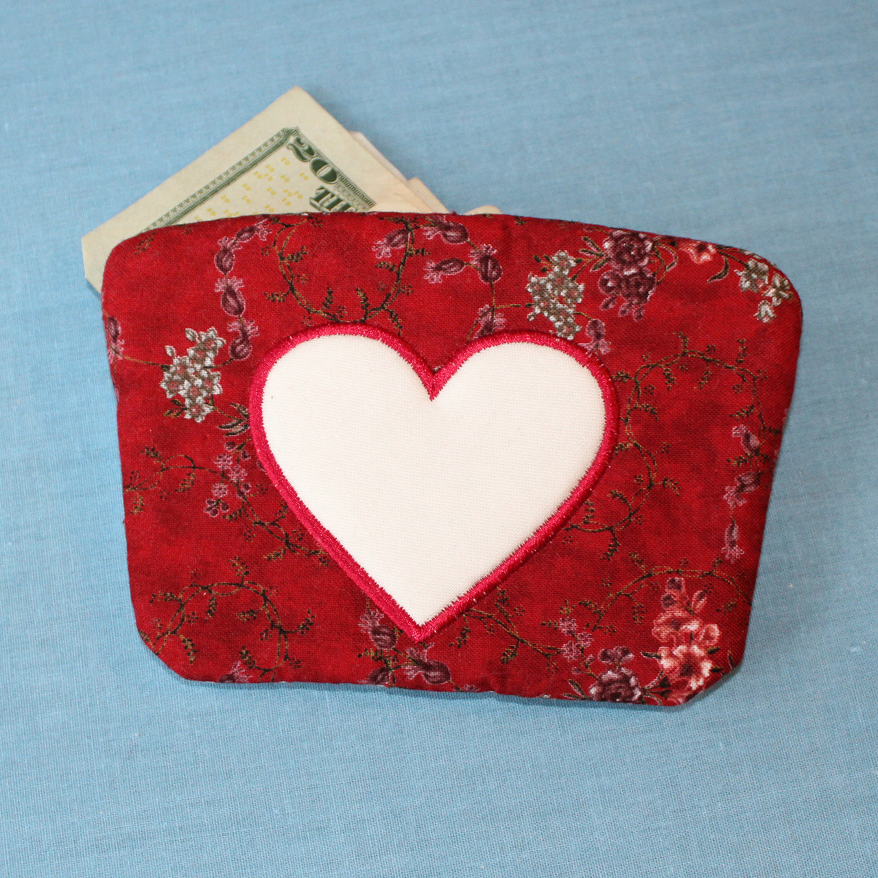 In The Hoop Machine Embroidery Design - Small Money Purse