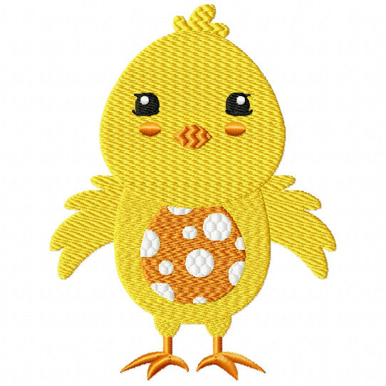 Machine Embroidery Design - Easter Chick Design #02