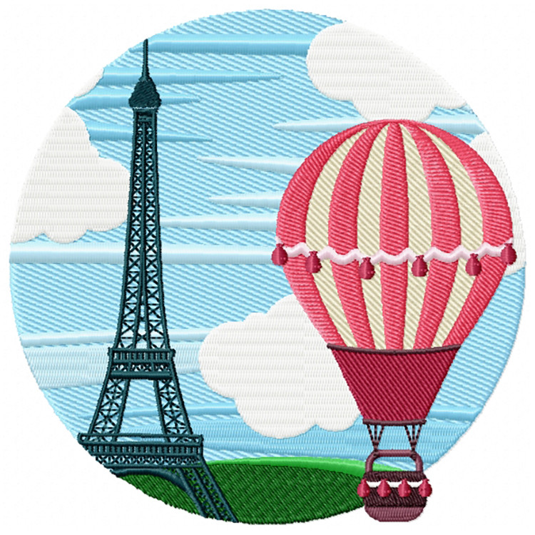 Machine Embroidery Designs - Summer Travel Collection of 6