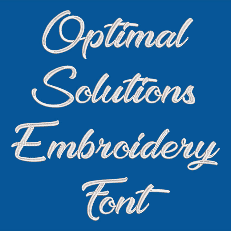 Machine Embroidery Font - Mahoni Font BX Format