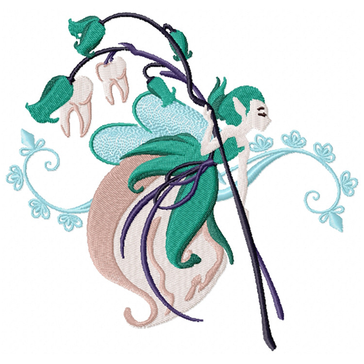 Machine Embroidery Design - Tooth Fairy #03 Collection