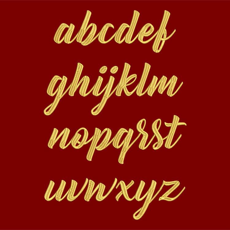 Machine Embroidery Font - Bernadette Includes BX Format