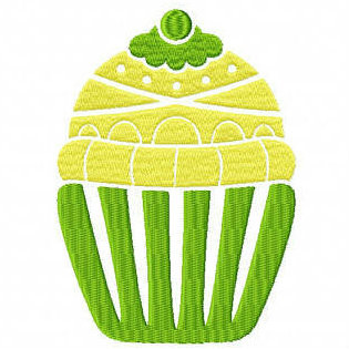 Machine Embroidery Design - Sweet Cupcake Design #02