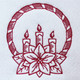 Machine Embroidery Design - Christmas RedWork #02