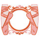 Machine Embroidery Monogram - Elegant Split Monogram #03