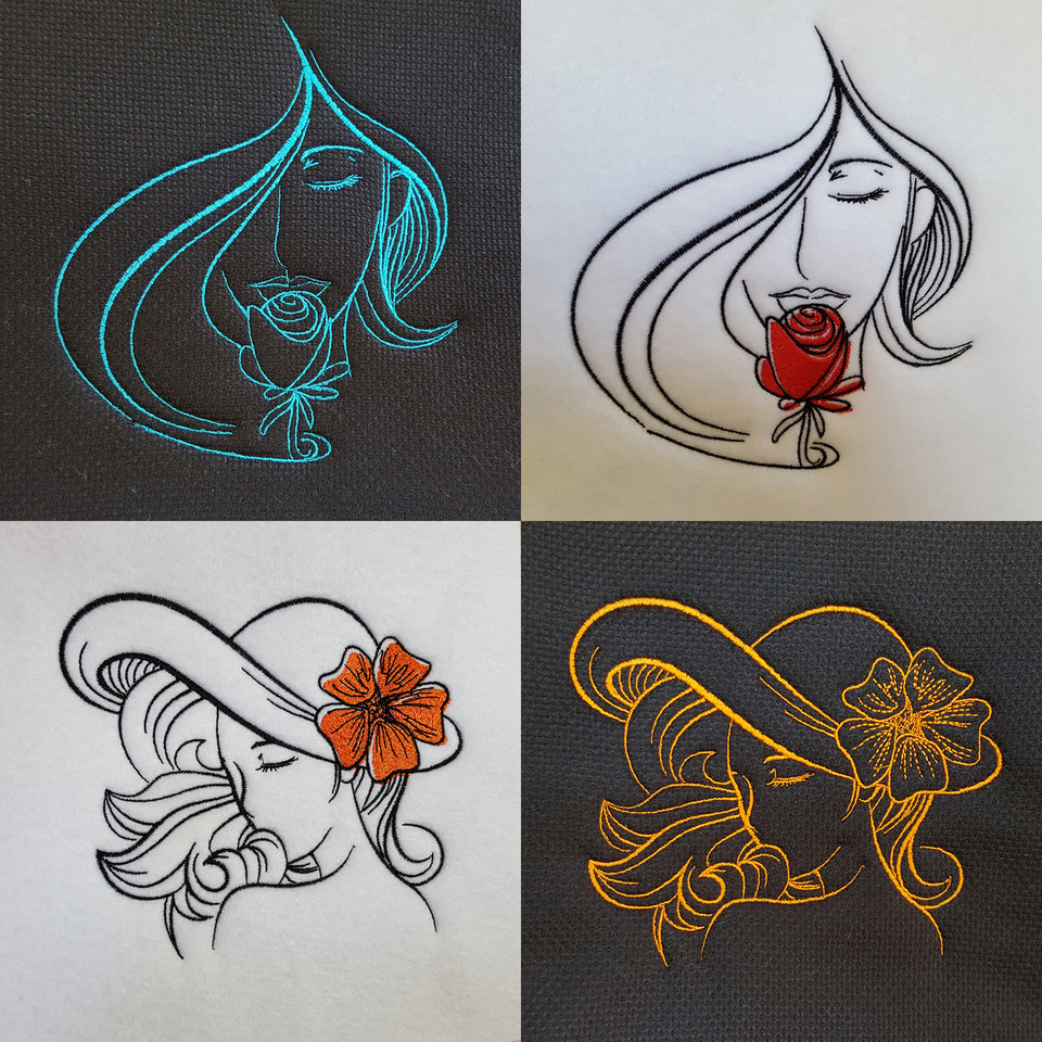 Modern Ladies Machine Embroidery Designs Full Collection