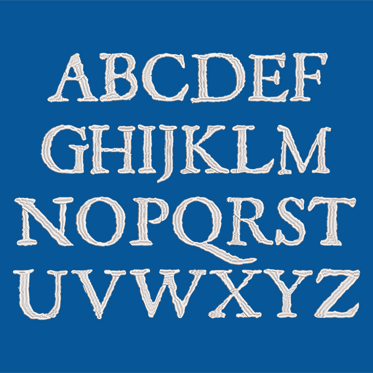 Machine Embroidery Font - Roman Antique Now Includes BX Format