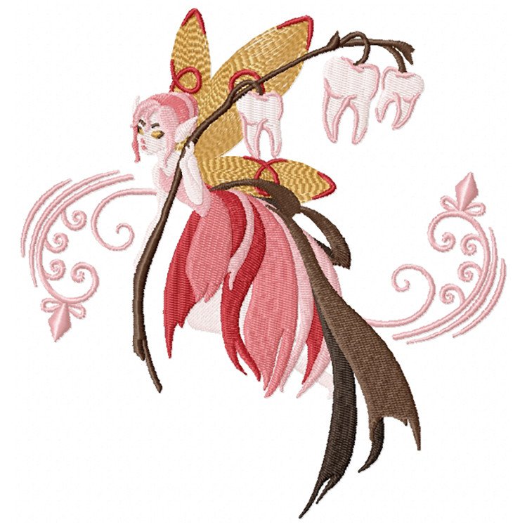 Machine Embroidery Design - Tooth Fairy #01 Collection