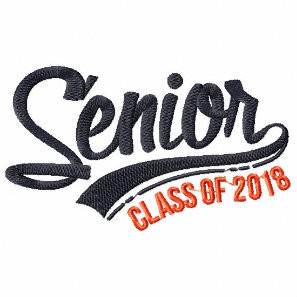 Machine Embroidery Design - Senior Graduation Collection #03