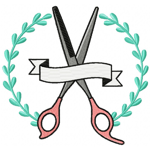Machine Embroidery Design - Hair Stylist #05 Collection