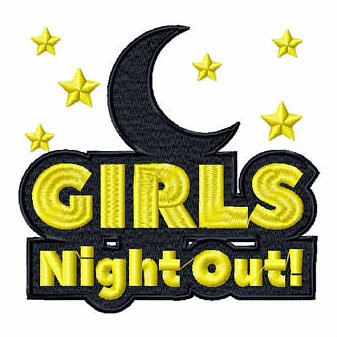 Machine Embroidery Design - Girls Night Collection #02