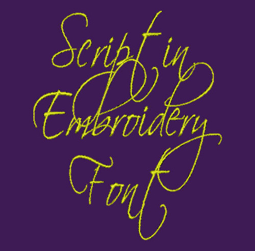 Machine Embroidery Font - Old Script Font - Scriptin