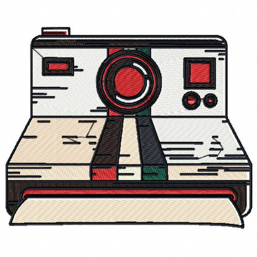 Machine Embroidery Design - Elegant Vintage Camera