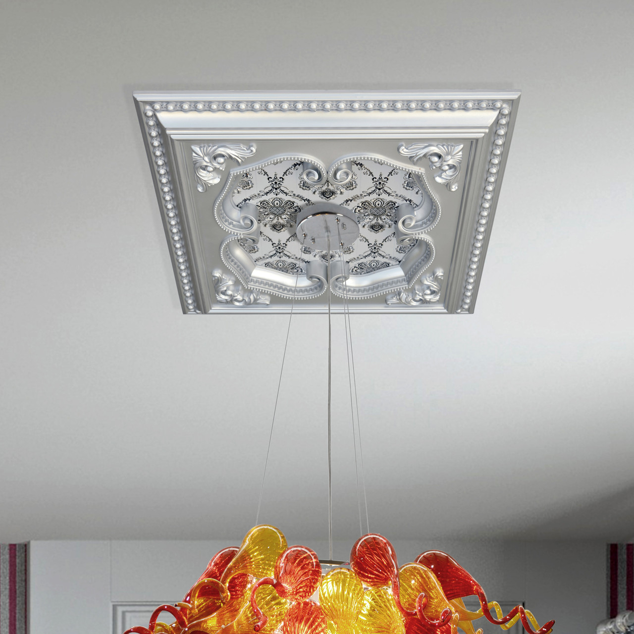 Large Square Ceiling Medallions