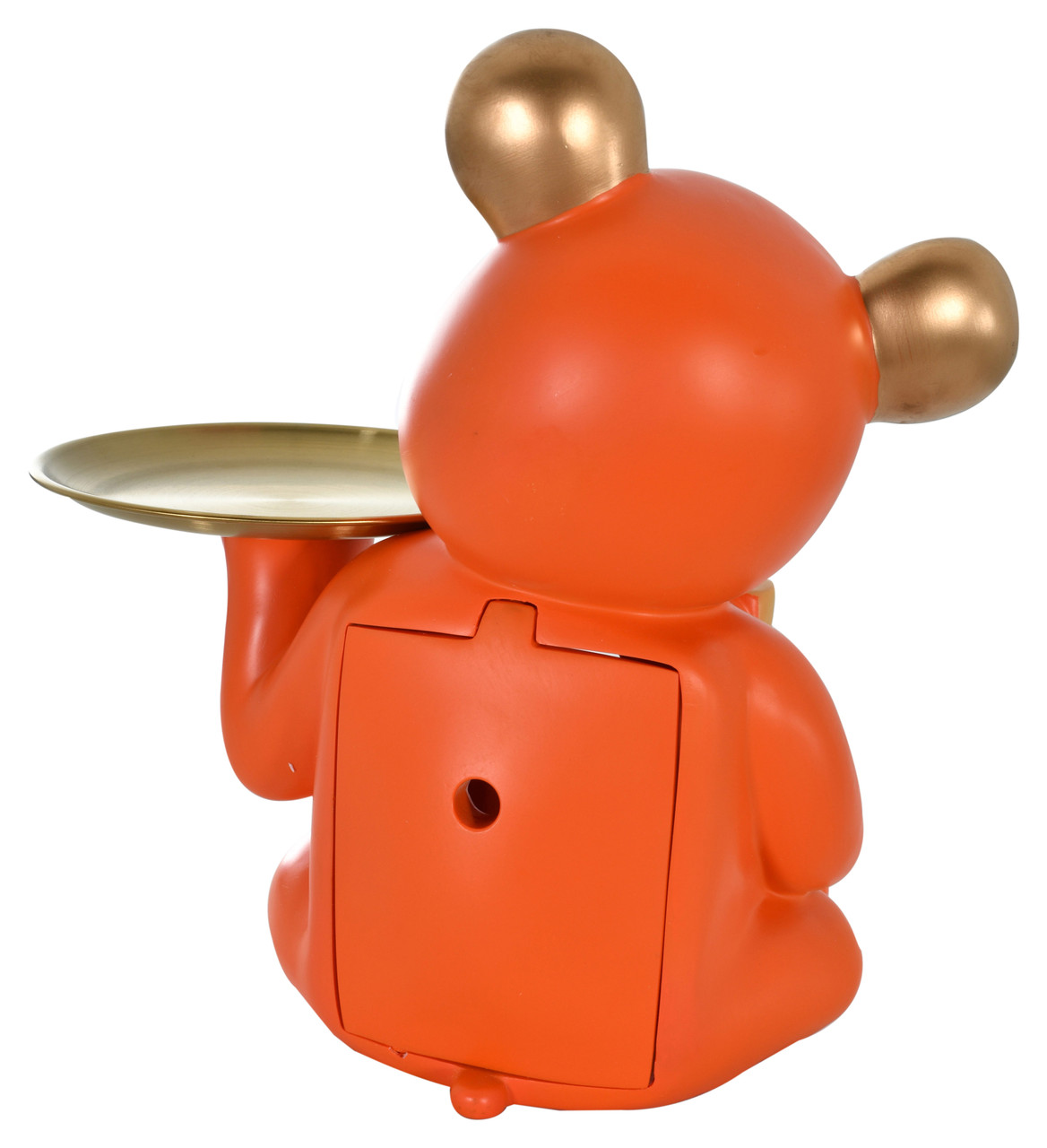 Feel Better Bear Butler Statue Tissue Box Holder - AFD Home