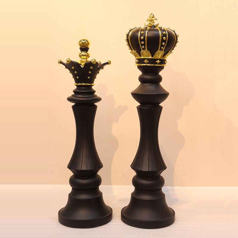 Check Mate Knight and King Chess Pieces 68 inches - AFD Home