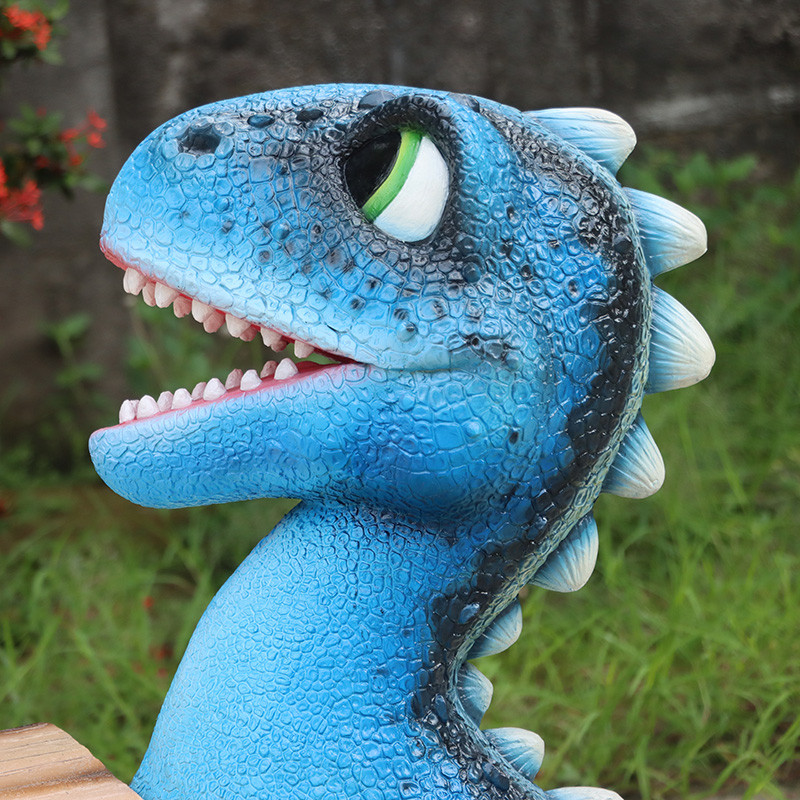 Blue Dinosaur Buddies Bench - AFD Home