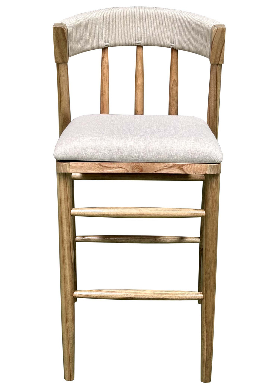 Alto Back Barstool Natural - AFD Home